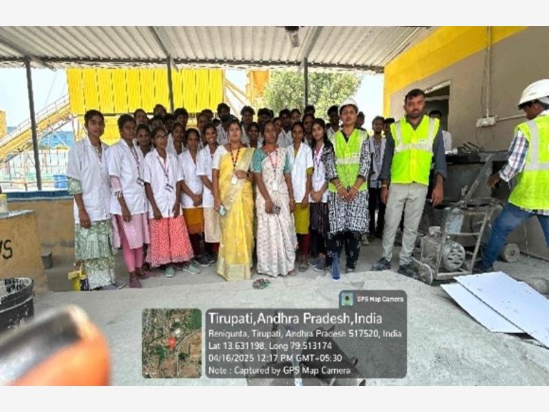 16-04-2025 Industrial Visit to Ultratech - AITS-TPT