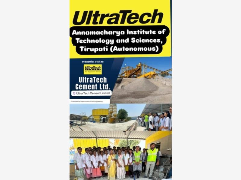 16-04-2025 Industrial Visit to Ultratech - AITS-TPT