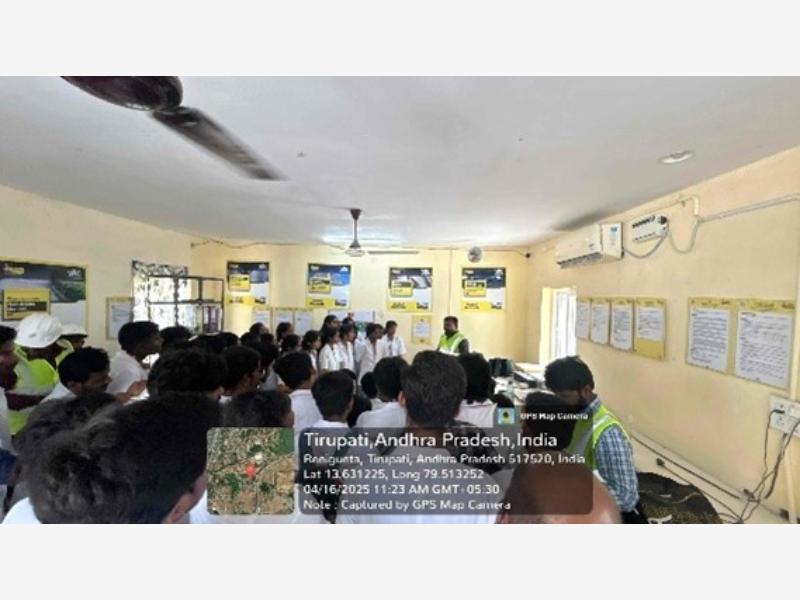 16-04-2025 Industrial Visit to Ultratech - AITS-TPT